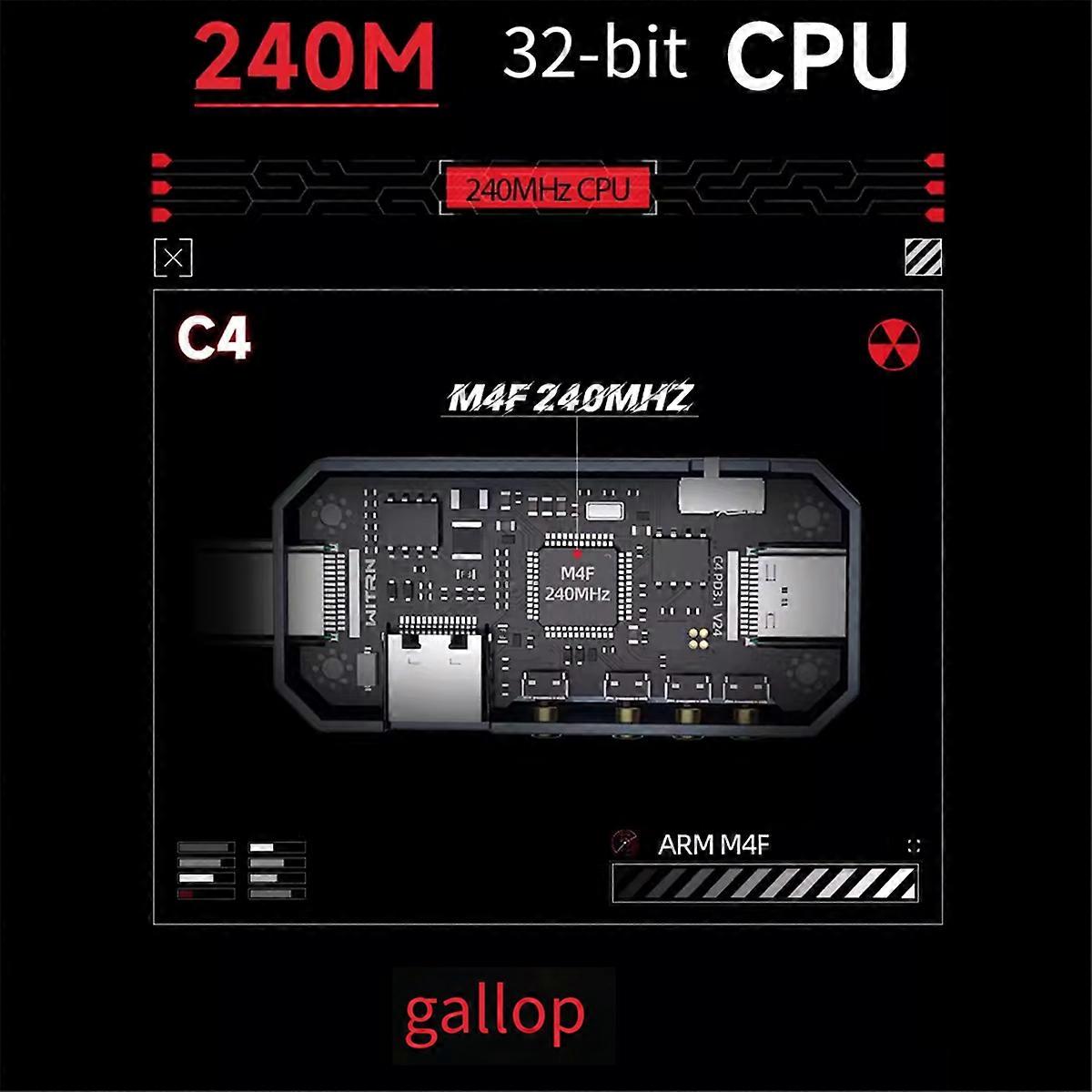 Witrn C5 Tester USB Voltage and Current Meter 28V Tester Pd3.1 Fast ...