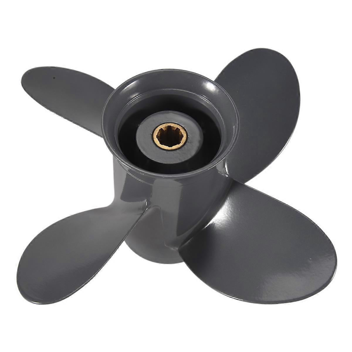 Propeller 4 Blade 9 1/4X10 for and Outboard BF8D/BF9.9D BF9.9/BF15A BF15D/BF20 8 Splines 58134 ...