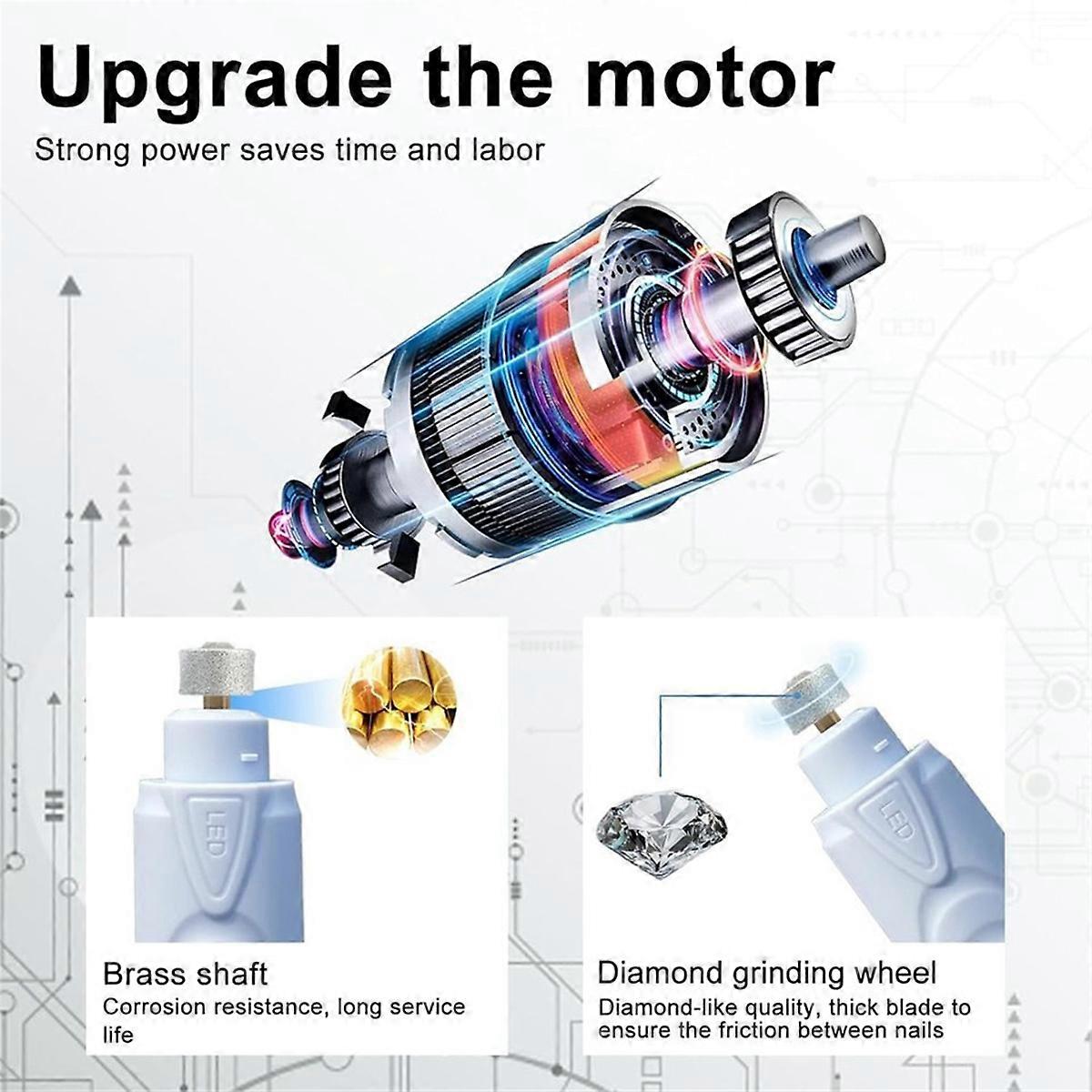 Bird Nail Grinder Bird Beak Grinder Silenced Parrots Nail File | Fruugo UK