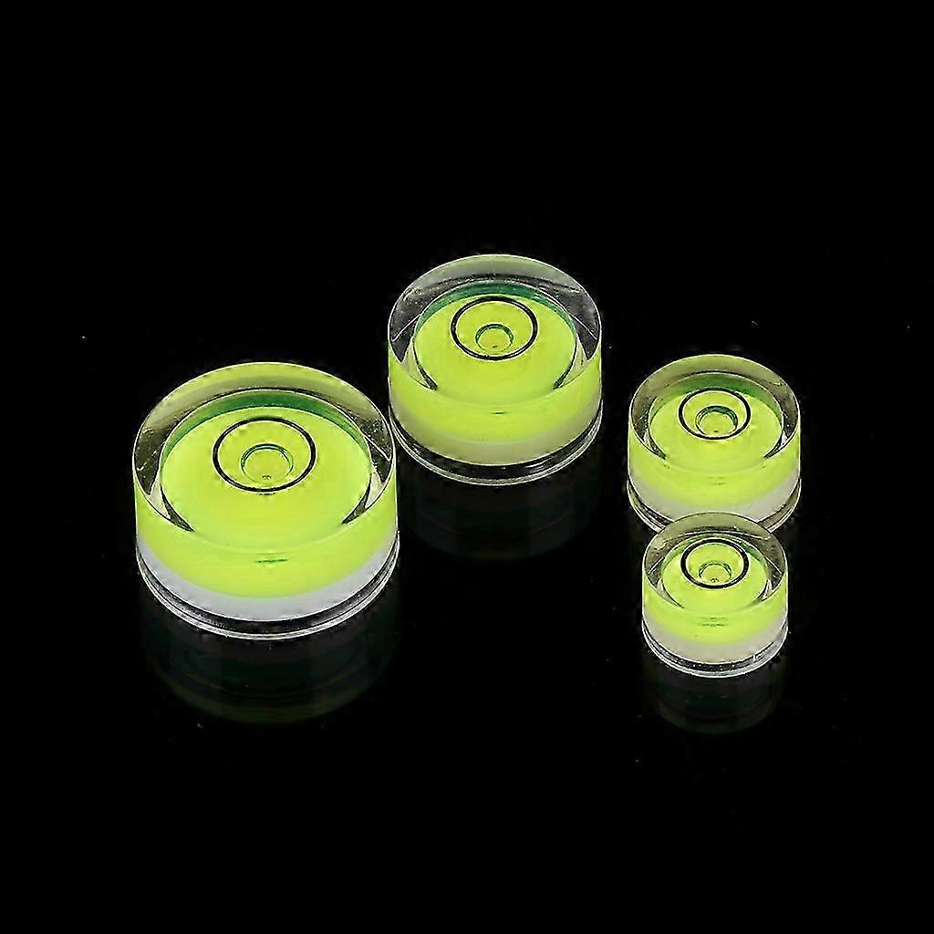 5 Pcs Small Round Bubble Spirit Level Mini Circular Bullseye Level ...