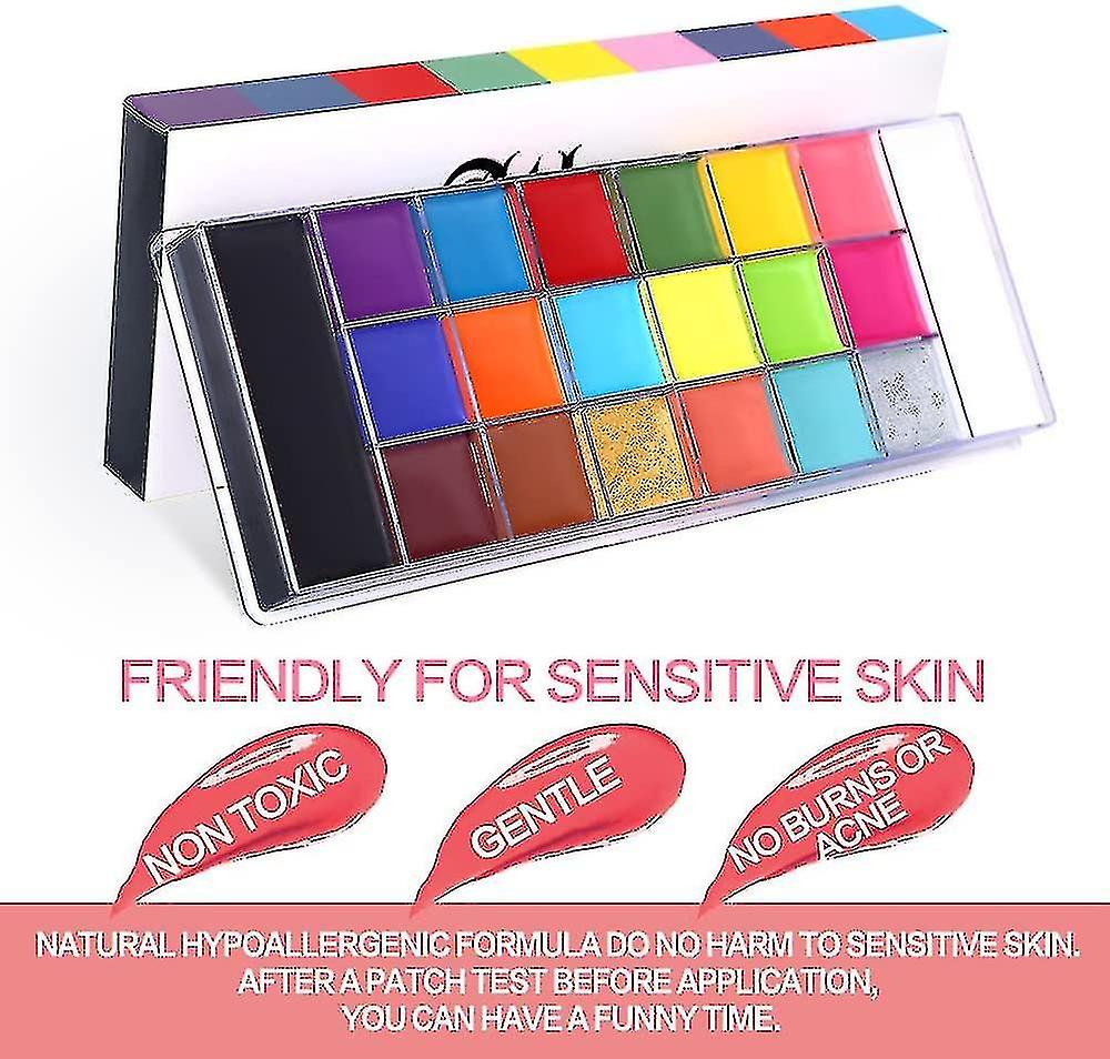 Oil Based Face Ing Palette - Lar Deep Pan, 20 Sfx Makeup Pallet Sfx ...