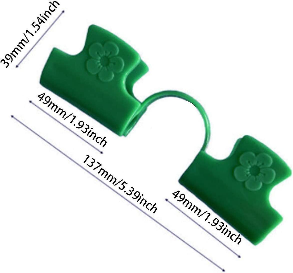 10pcs Garden Clips Spring Clips| Double Ended Garden Clamps Greenhouse ...