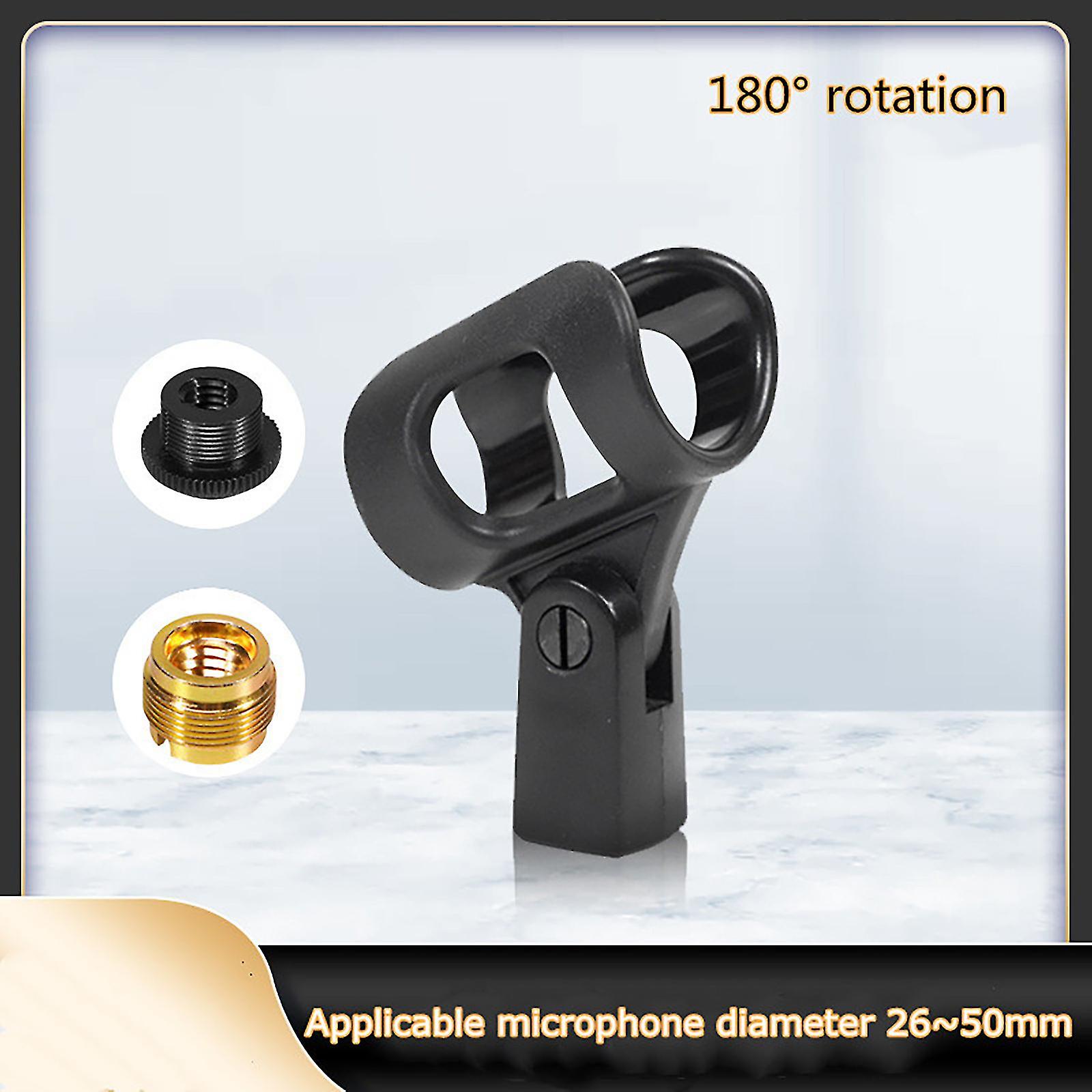 Universal Microphone Clip Mic Holder For Most Wired Wireless Mics ...