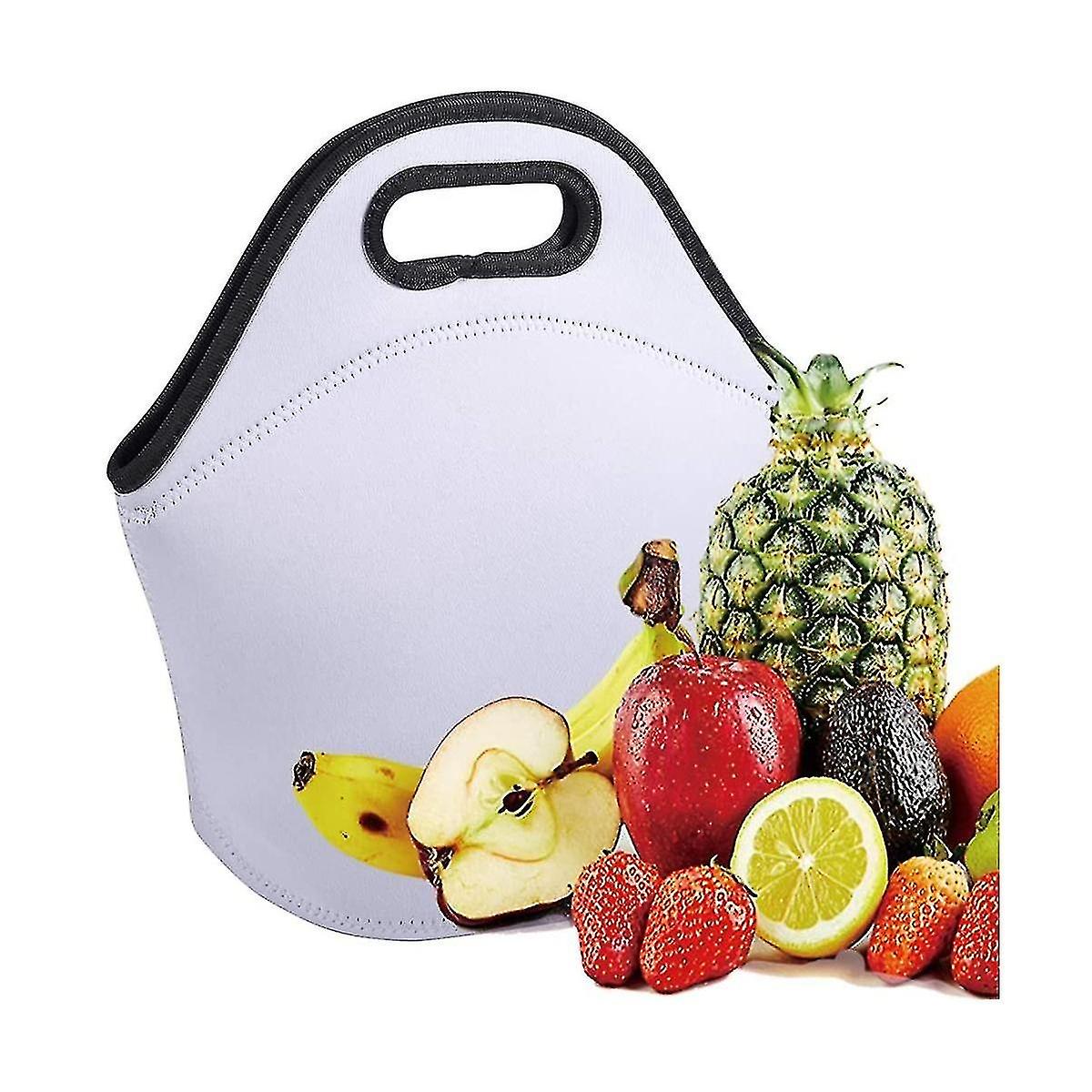 Sublimation Blank Lunch Bag Reusable Insulated Lunch Box Carry Case ...