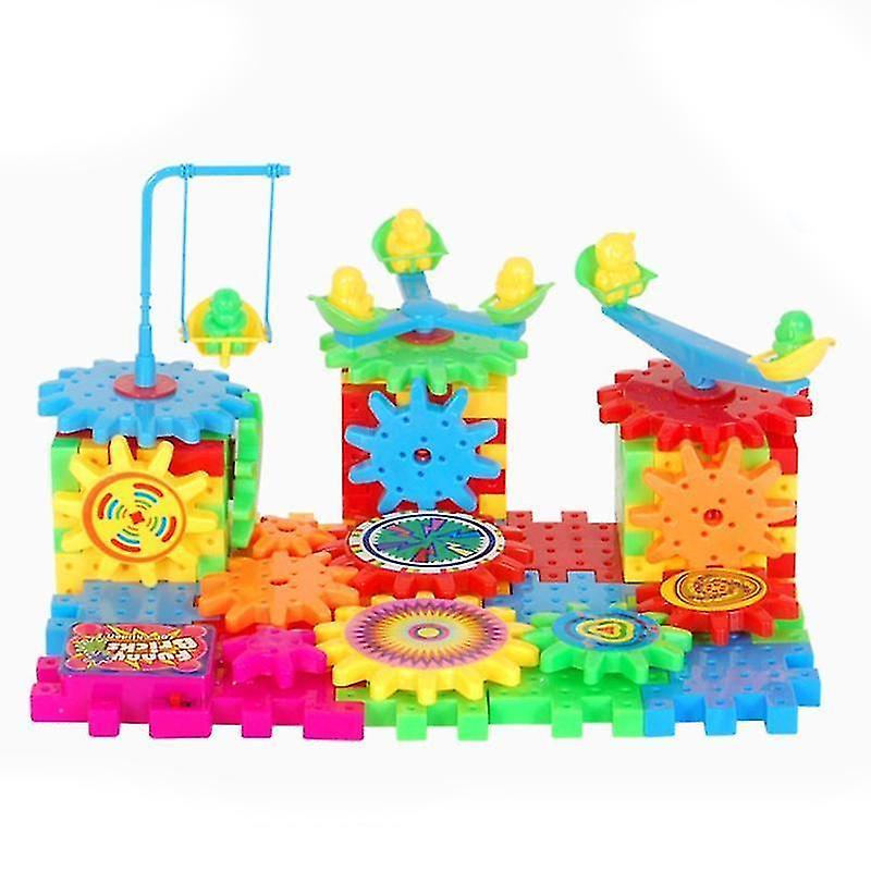 For gear kneading toy set children's electric rotating gear puzzle|gear ...
