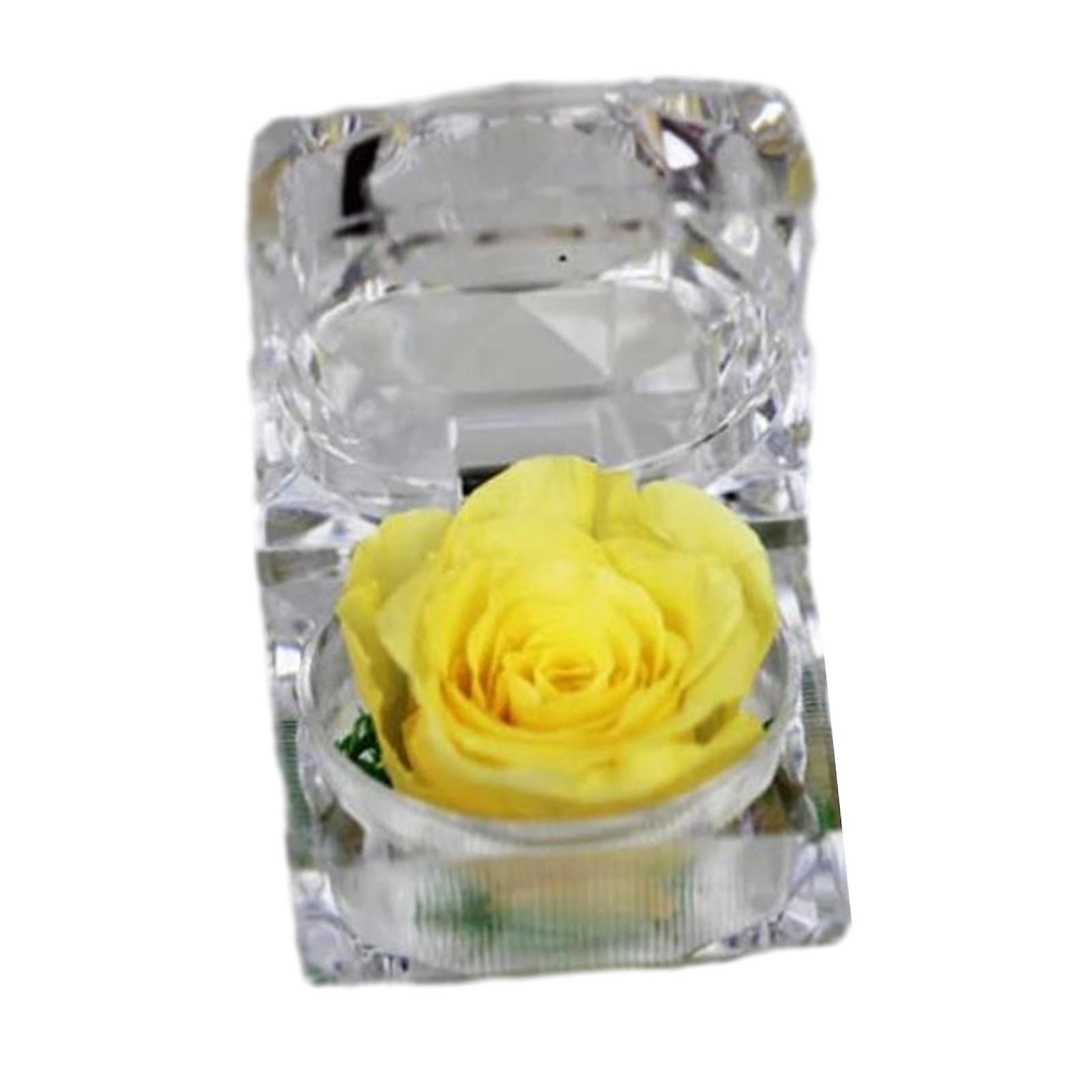 Ring Box Ring Holder Acrylic Wedding Ring Case Storage Box Display ...