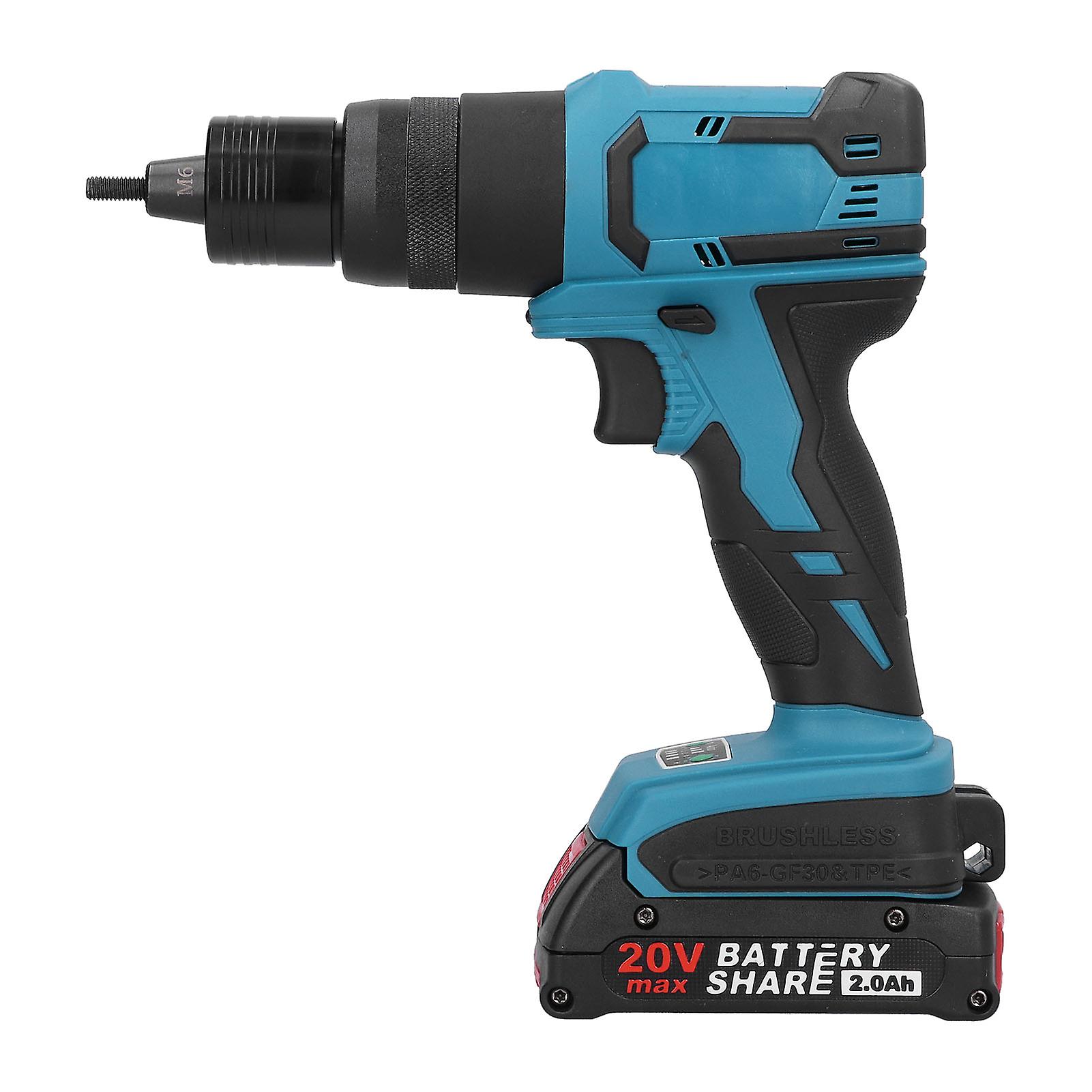 Electric Riveter Portable Cordless Rechargeable Riveting Gun KP‑LM68H ...