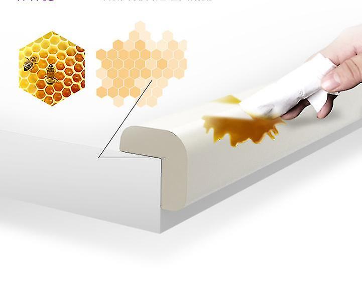 Yellow l-shaped thickened kindergarten baby safety protection strip ...