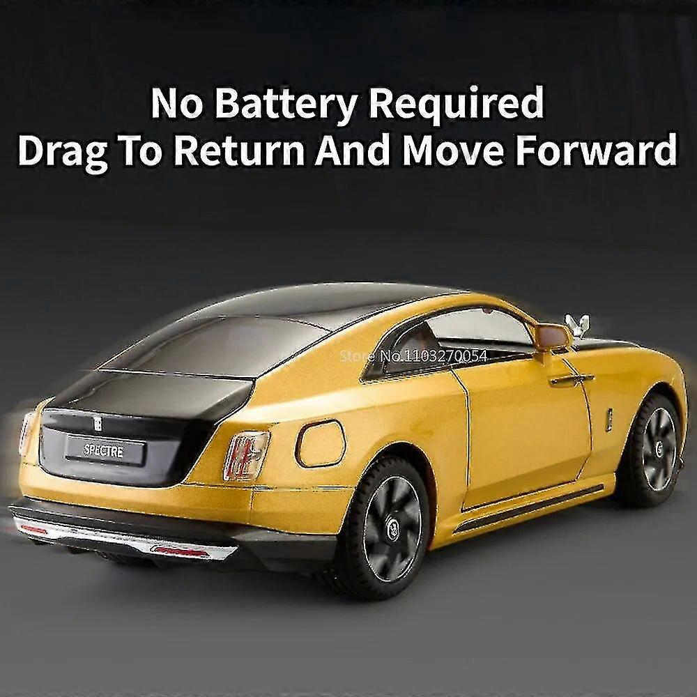 1/24 Rolls-royce Spectre Toy Car Model High Simulation Alloy Sound ...