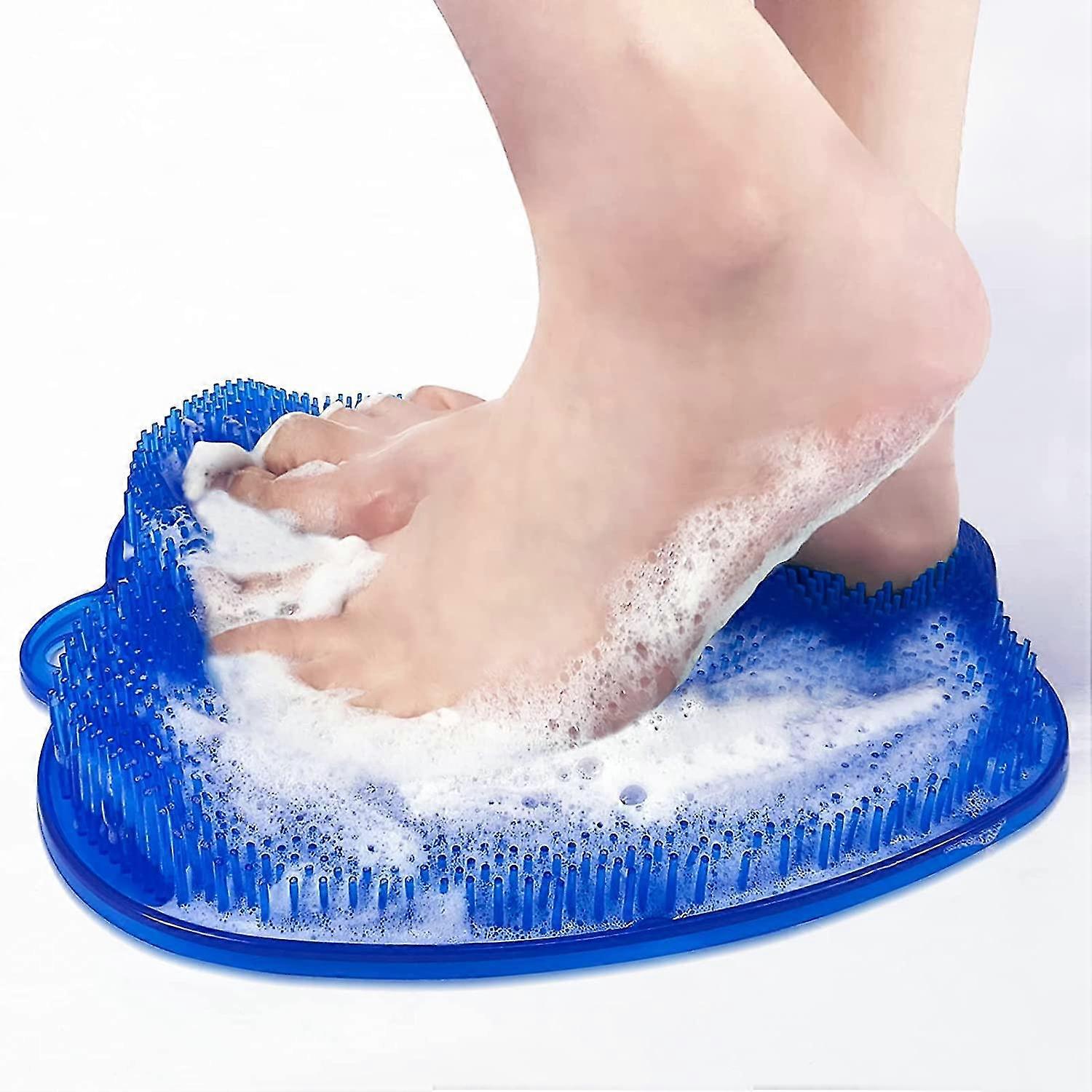 Shower Foot Scrubber Massager Cleaner With Non-slip Suction Cups ...