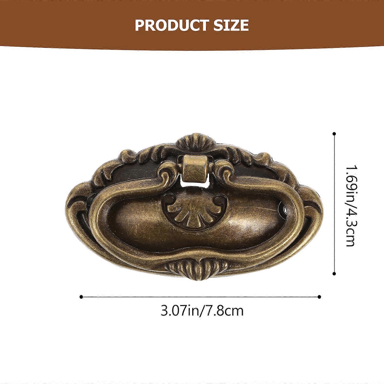 5 Sets Metal Drawer Handles Painting Box Wooden Box Handles Wooden Case ...