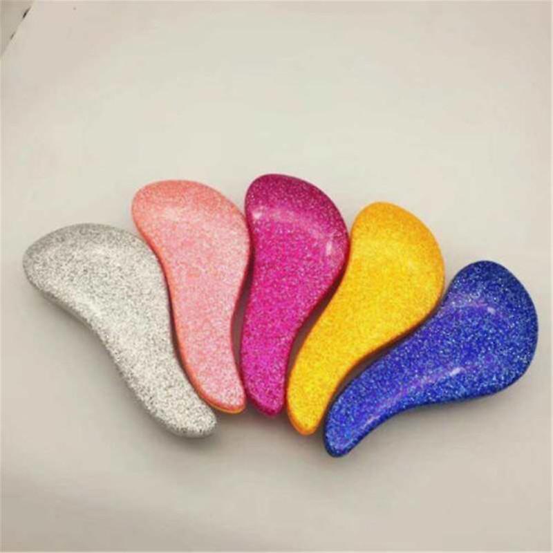 Hot professional tangle styling knot comb detangler hairbrush magic ...