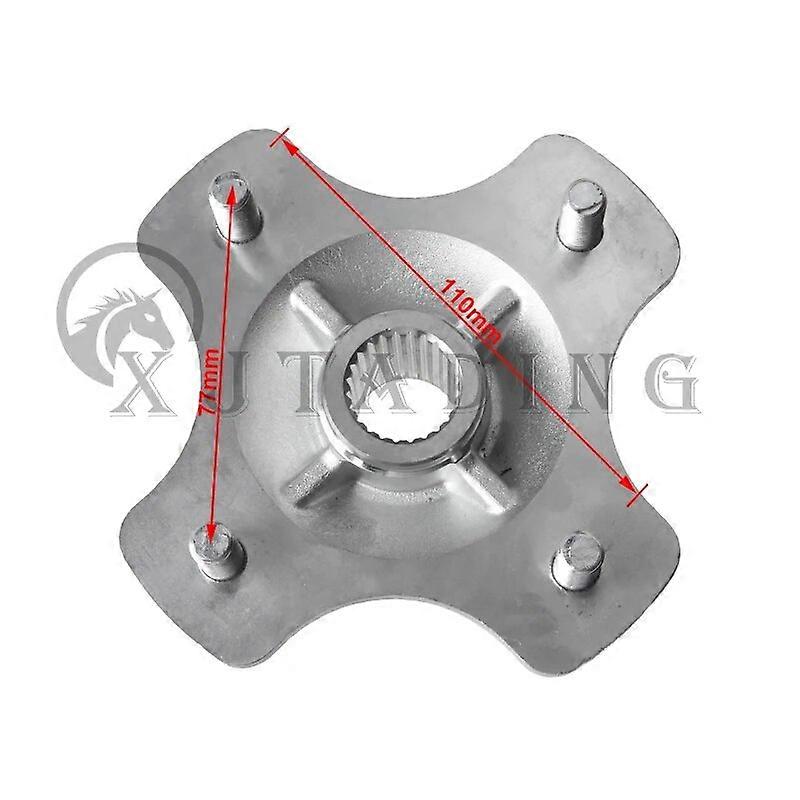 M10*4 Studs 110mm 24T Rear Axle Wheel Hub Fit For 150cc 200cc 250cc ...