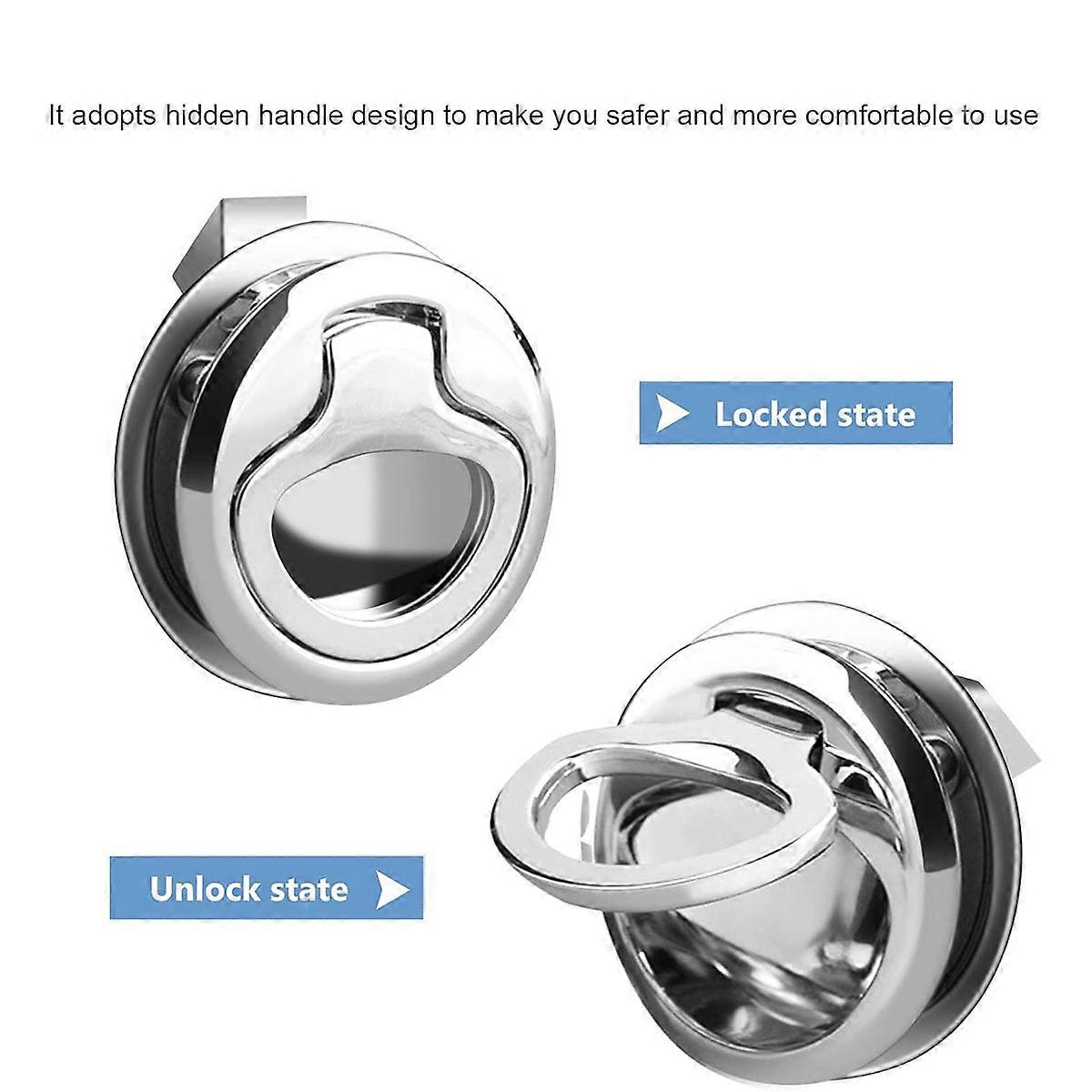 Zinc Alloy Flush Hatch, Flush Door Pull Hatch Slam Latch Boat Hatch ...