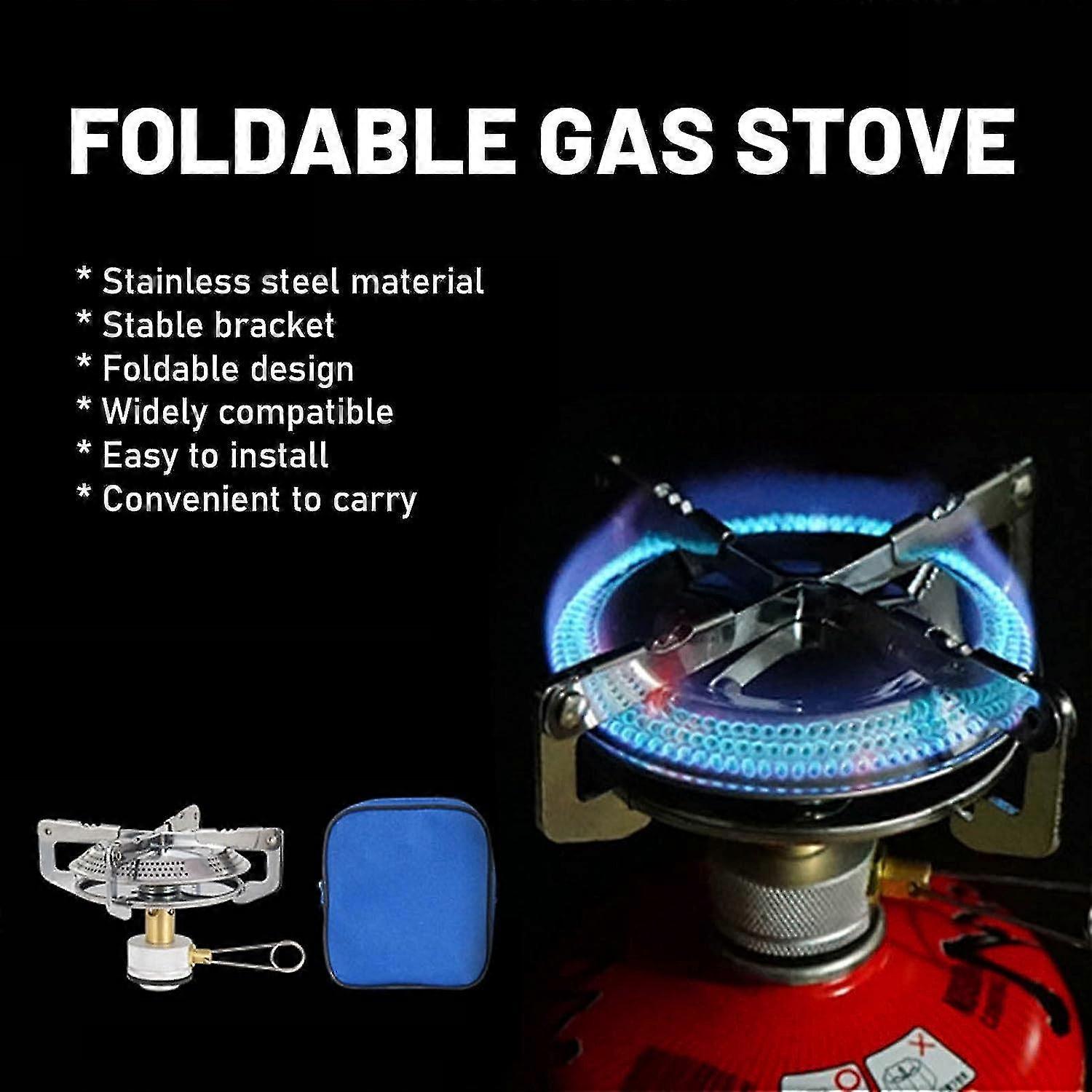 Mini Gas Stove Camping Cooker Gas Portable With Waist Bag Camping Gas ...