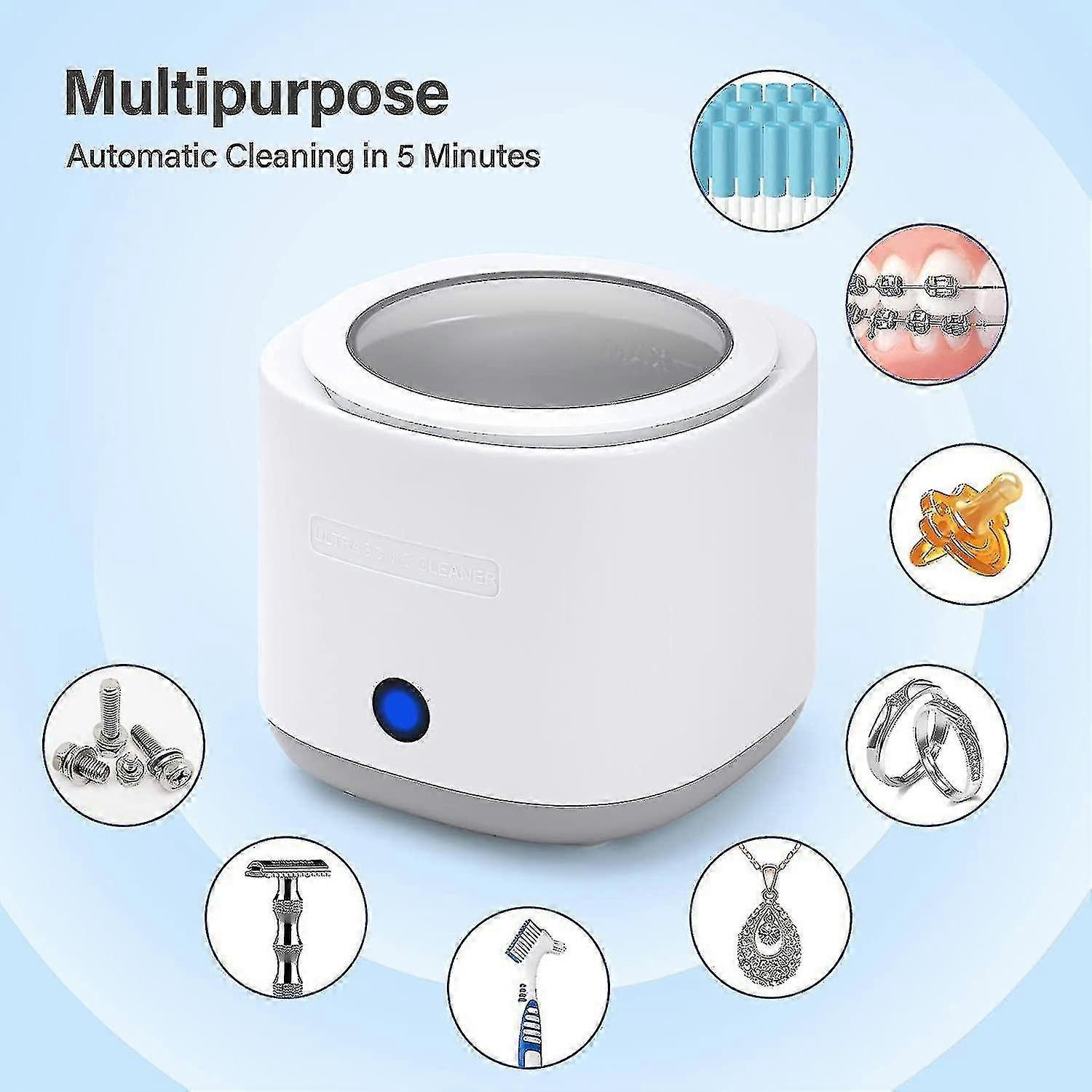 Ultrasonic Cleaner For Dentures, Retainer, Mouth Guard, Aligner ...