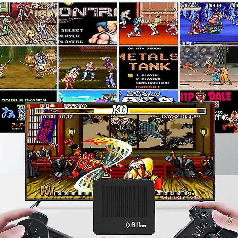 G11 Pro Game Box 4k HD TV Game Stick Spelkonsol Inbyggd 40000+ Retro ...