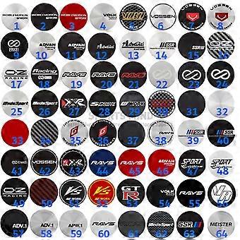 4PCS/lot 45MM Car Wheel Center Cap Emblem Sticker For Advanti SSR ...