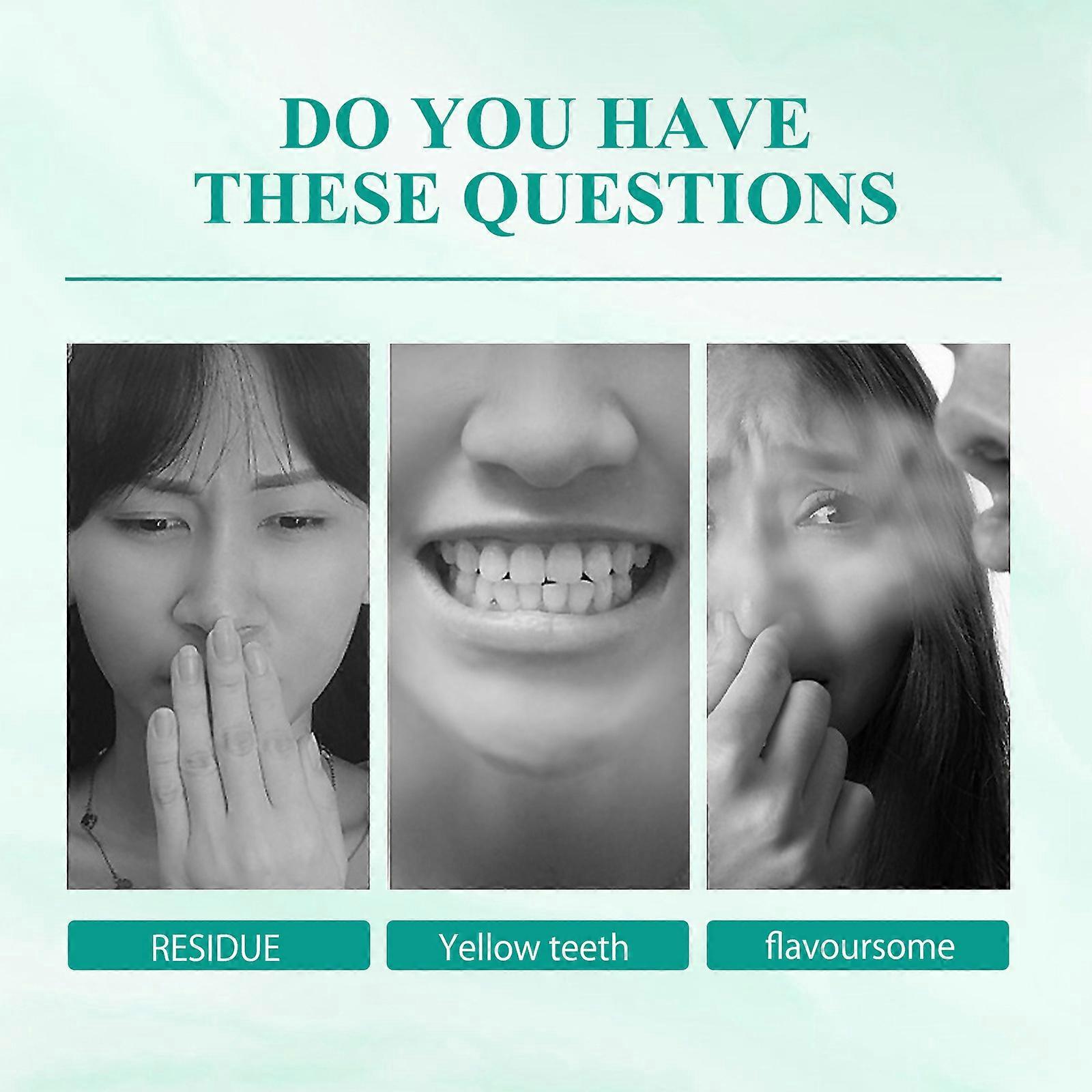 Teeth Whitening Toothpaste, 3 Pack Citrus Baking Soda Toothpaste, Foam ...