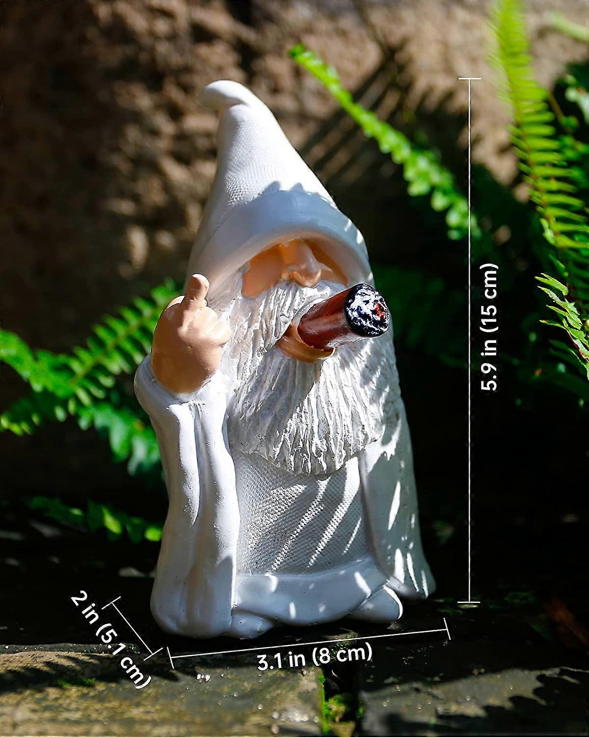 Garden Gnome, Wizard Gnome 3D Dwarves, Polyresin Outdoor Sculpture ...