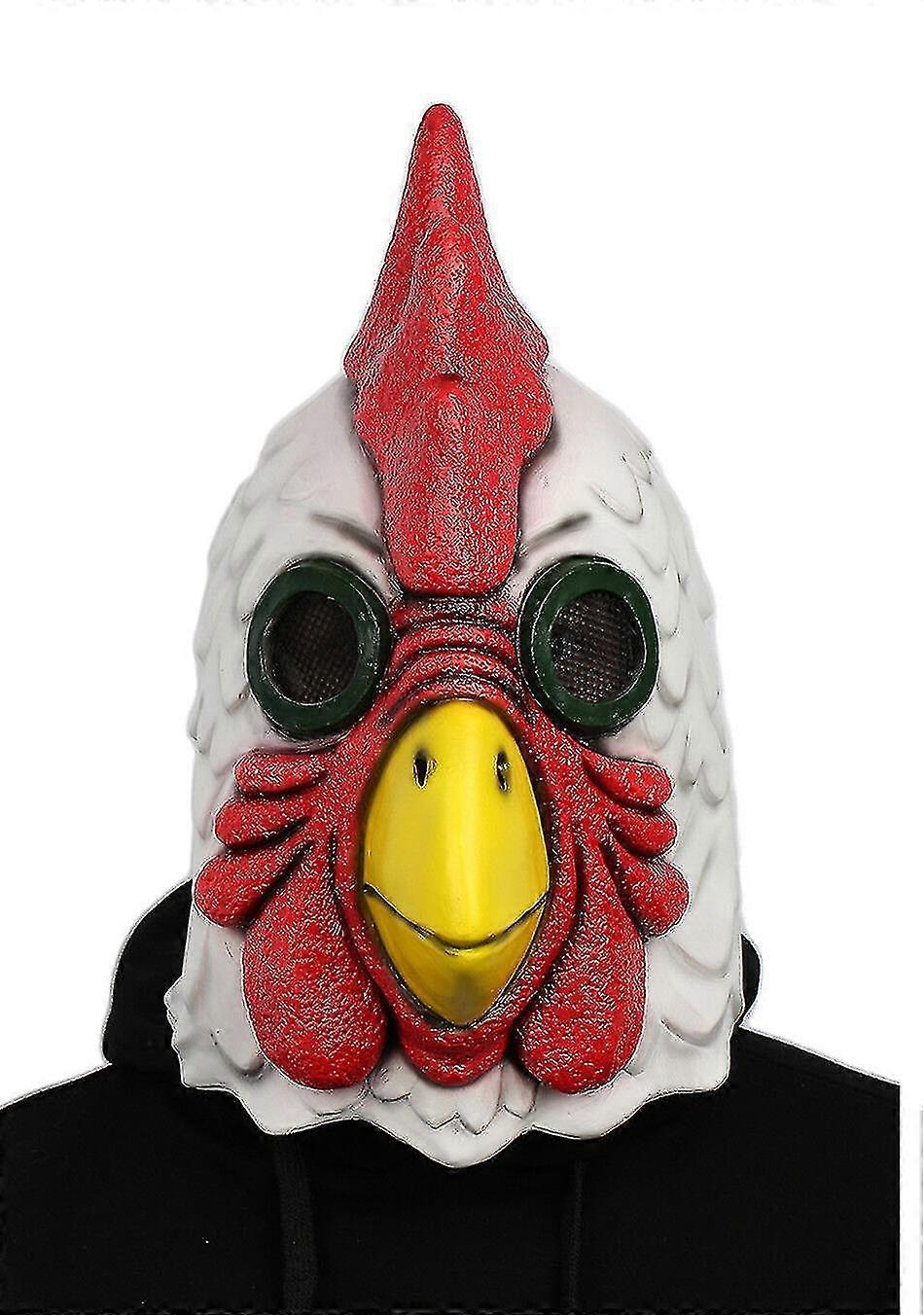 Richard Rooster Mask Hotline Miami Game Cosplay Prop Latex Halloween ...