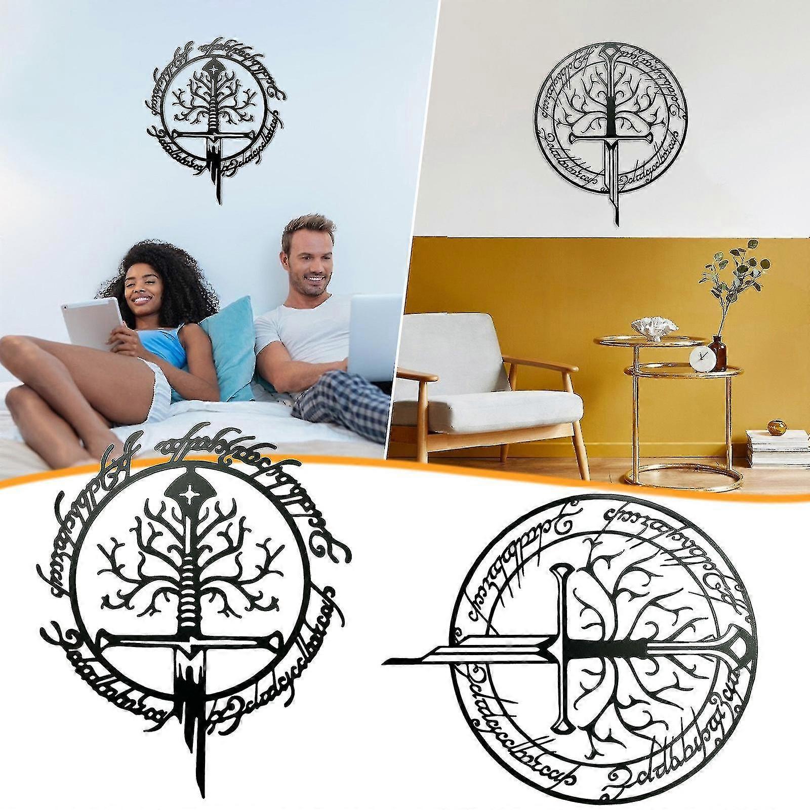 Metal Sword Wrought Iron Wall Decoration Pendant Creative Sword ...