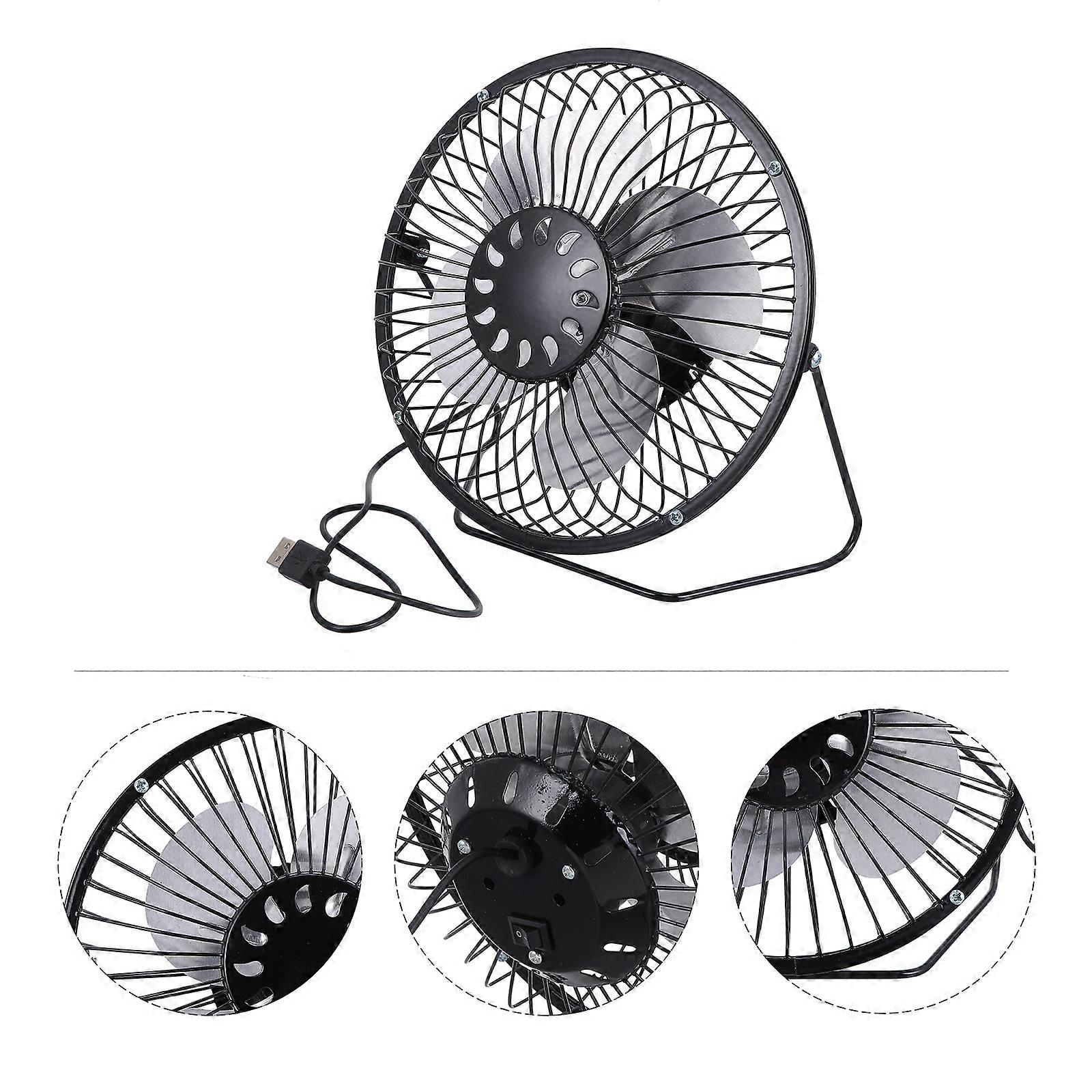 Portable Desk USB Fan Mini Fan Desktop Quiet Fan 360 Rotating Fan for ...