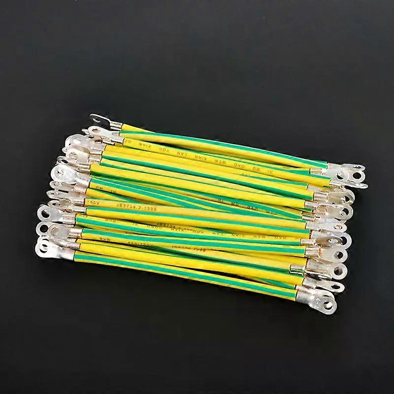 20 pcs BVR Yellow-Green Solar Photovoltaic Grounding Wire Terminals 10 ...