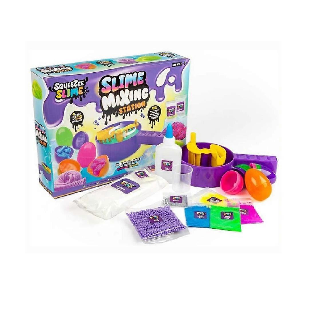 SqueeZee Slime Mixing Station Make Your Own Slime Playset | Fruugo UK