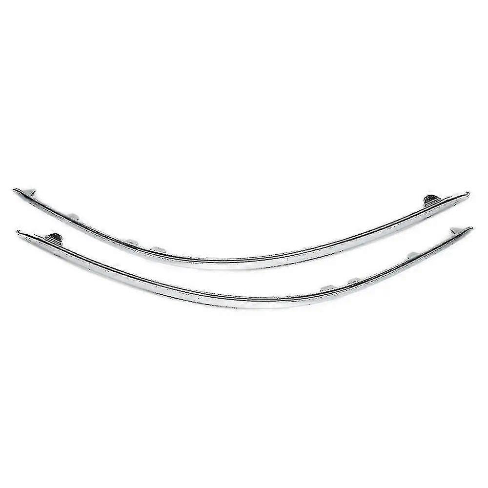 Pair Front Bumper Chrome Trim For Mercedes-Benz W204 C300 C350 2008 ...