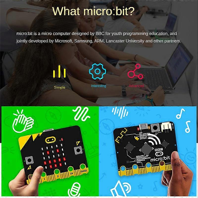 Bbc Microbit V2.0 Motherboard an Introduction To Graphical Programming in Python for Primary and ...