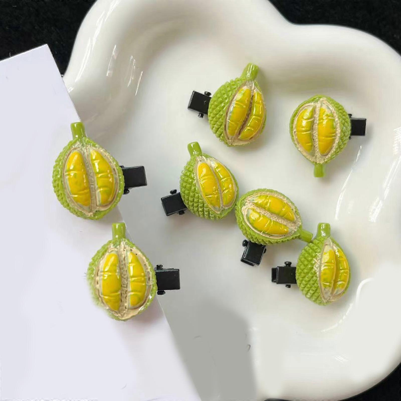 Novelty Durian Hair Clip for Women Girl Fashionable Hair Pin Duckbill ...