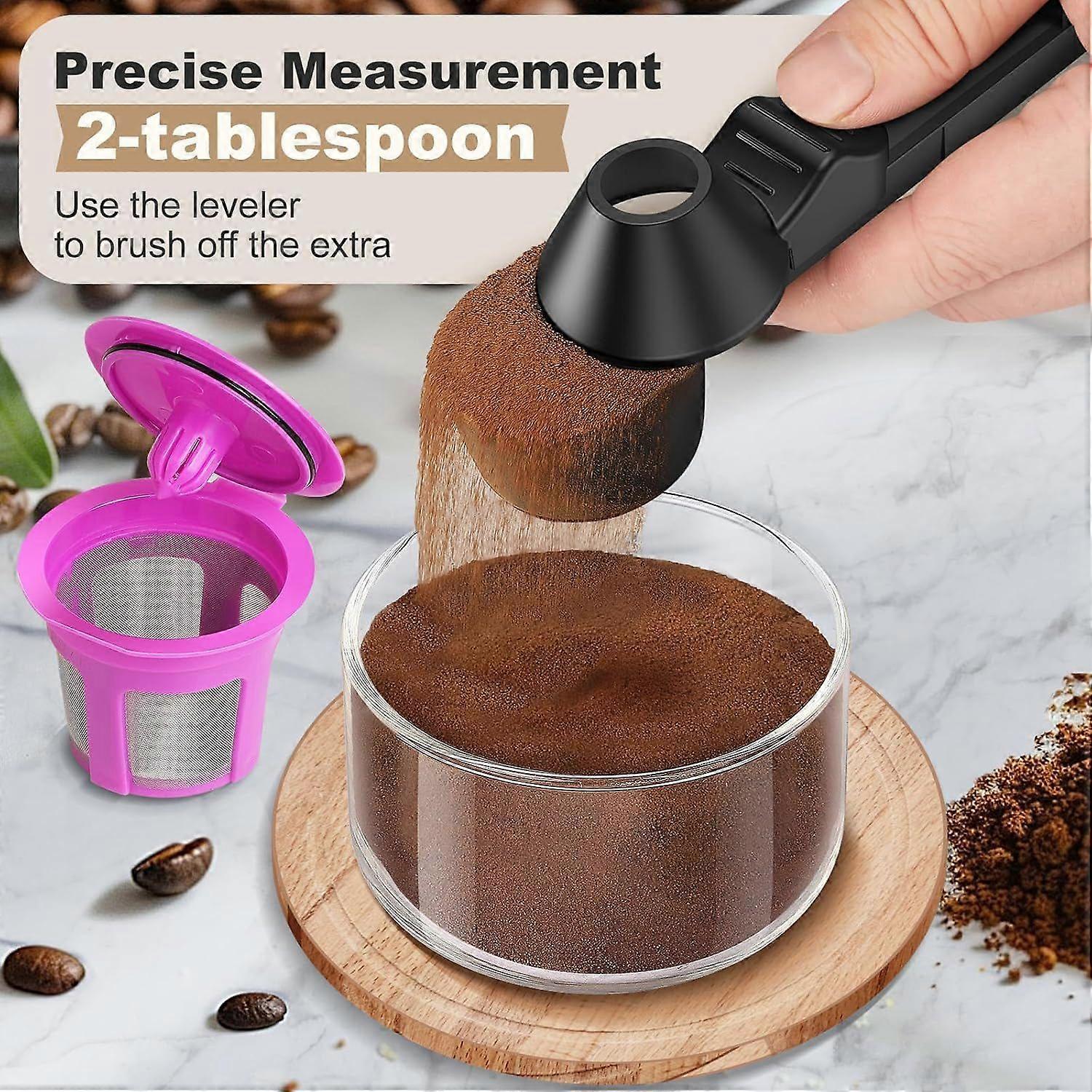 Coffee Scoop & Funnel for Reusable Cup Refillable Coffee Pods, Coffee ...