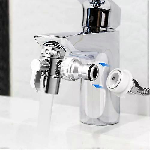 Faucet Diverter, Universal Adapter for Washing Machine Hose Splitter ...