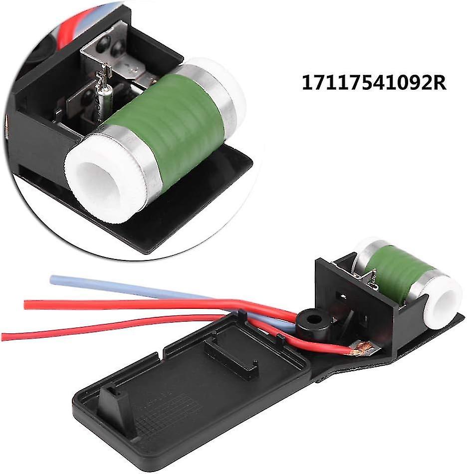 Radiator Fan Resistor, 17117541092r Car Engine Cooling Radiator Fan ...