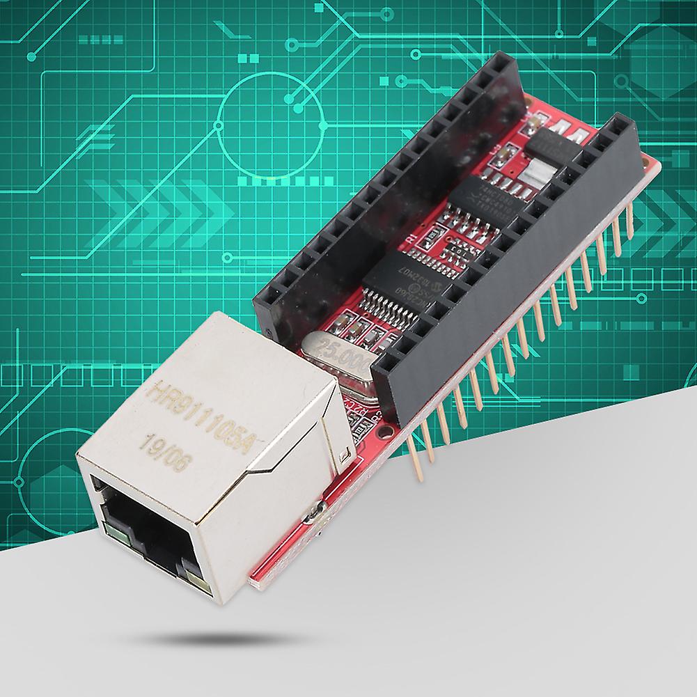 ENC28J60 Ethermet Shield V1.0 Network Module Board for Arduino Nano | Fruugo DK