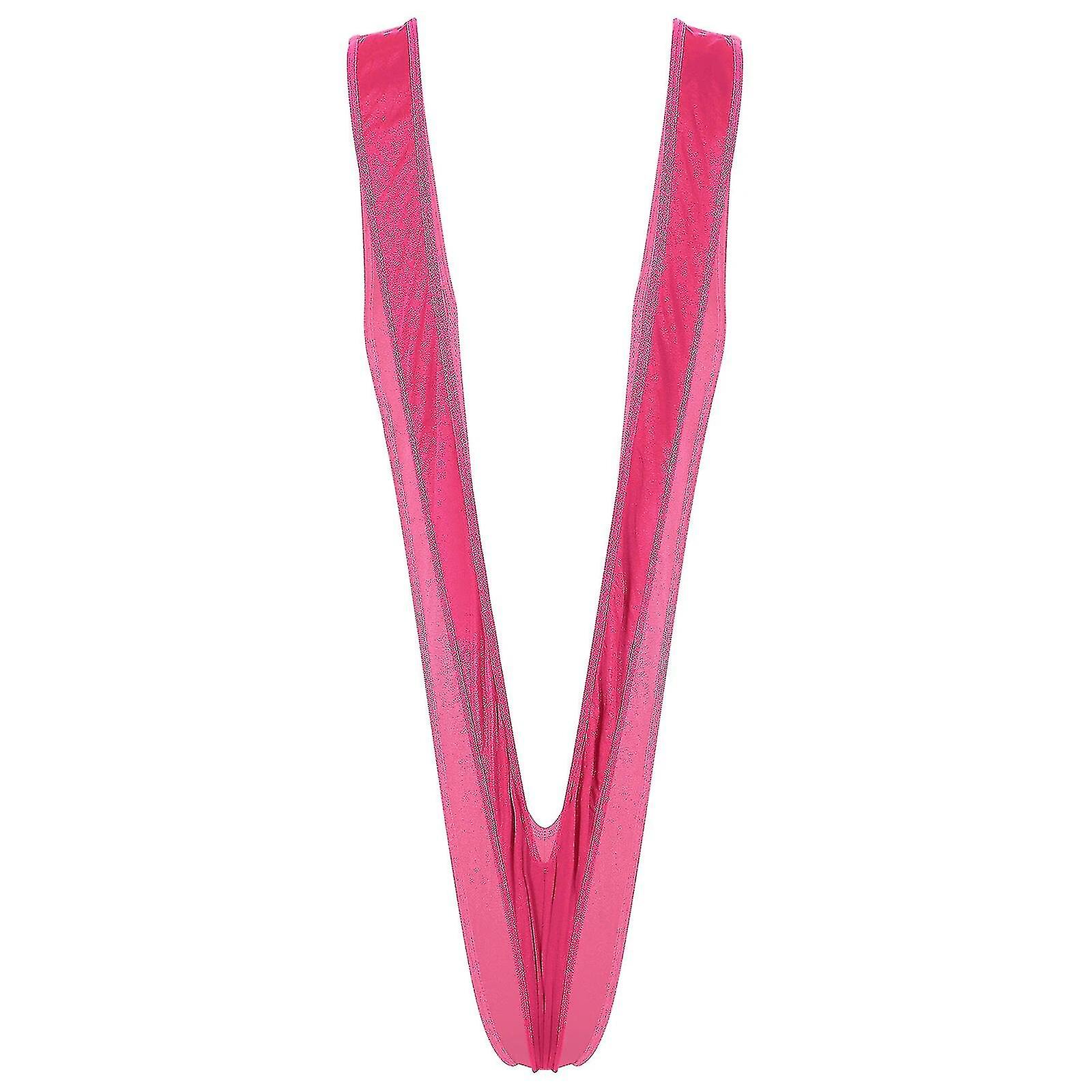 Mens Monokini One-piece Bathing Suit Swimsuit For Man Solid Color Deep ...