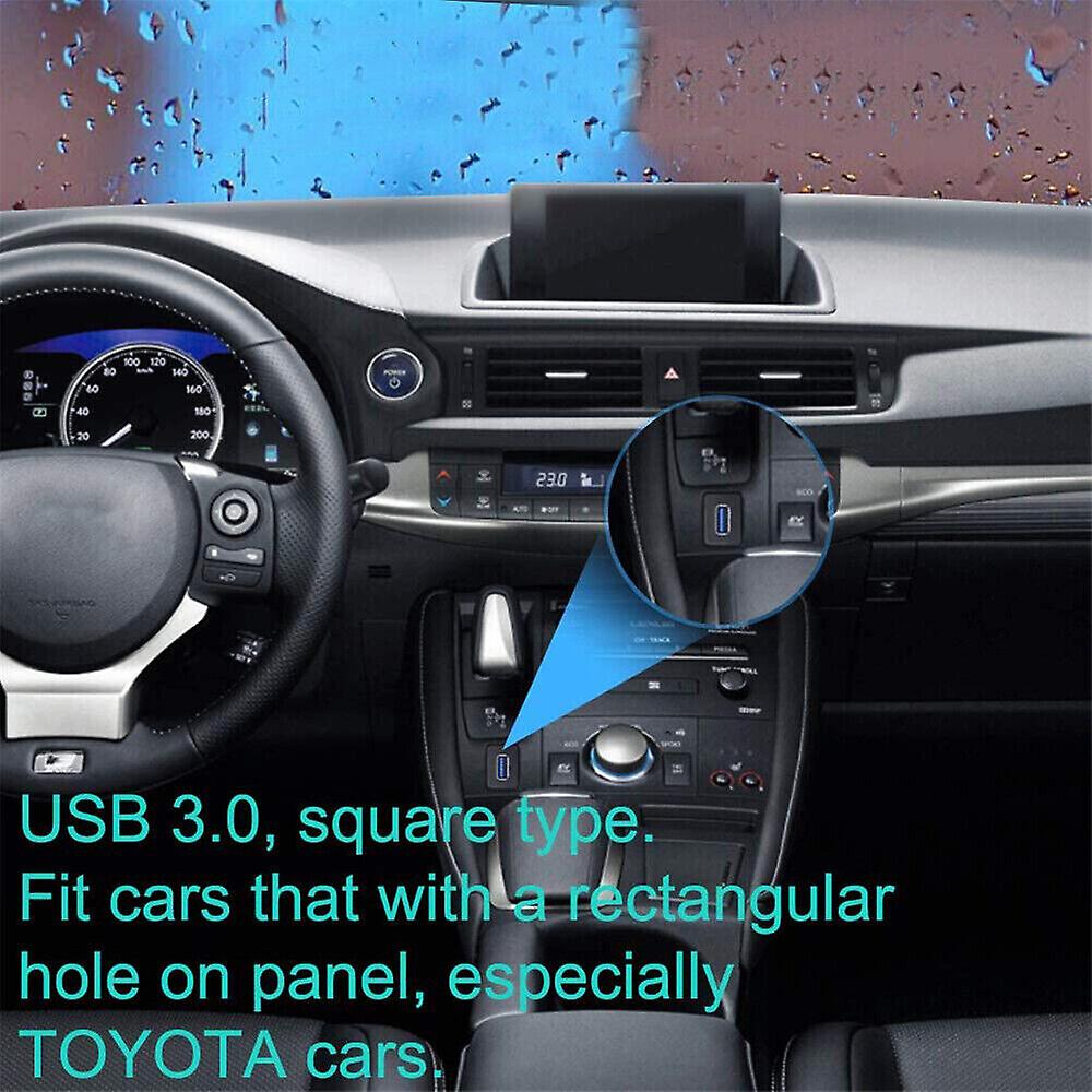 USB 3.0 Built-in Female Cable Adapter Extension f Car Car PC Boat ...