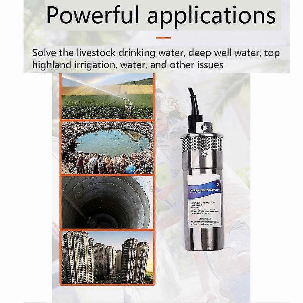 Stainless Steel Submersible Pump 12-Liter High-Flow and Deep-Well River ...