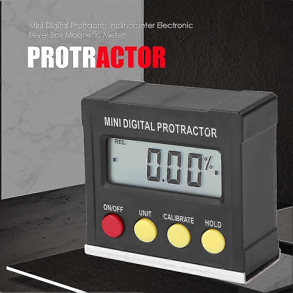 Mini Electronic Digital Inclinometer With Tilt Level And Magnetic Angle ...