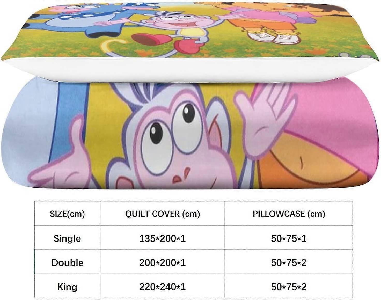 Dora The Explorer Bed Linen D Bedding Set Bedding Pillowcases Quilt ...