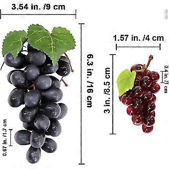 10 Pack Assorted Artificial Grapes Frosted Grape Clusters Decorative ...