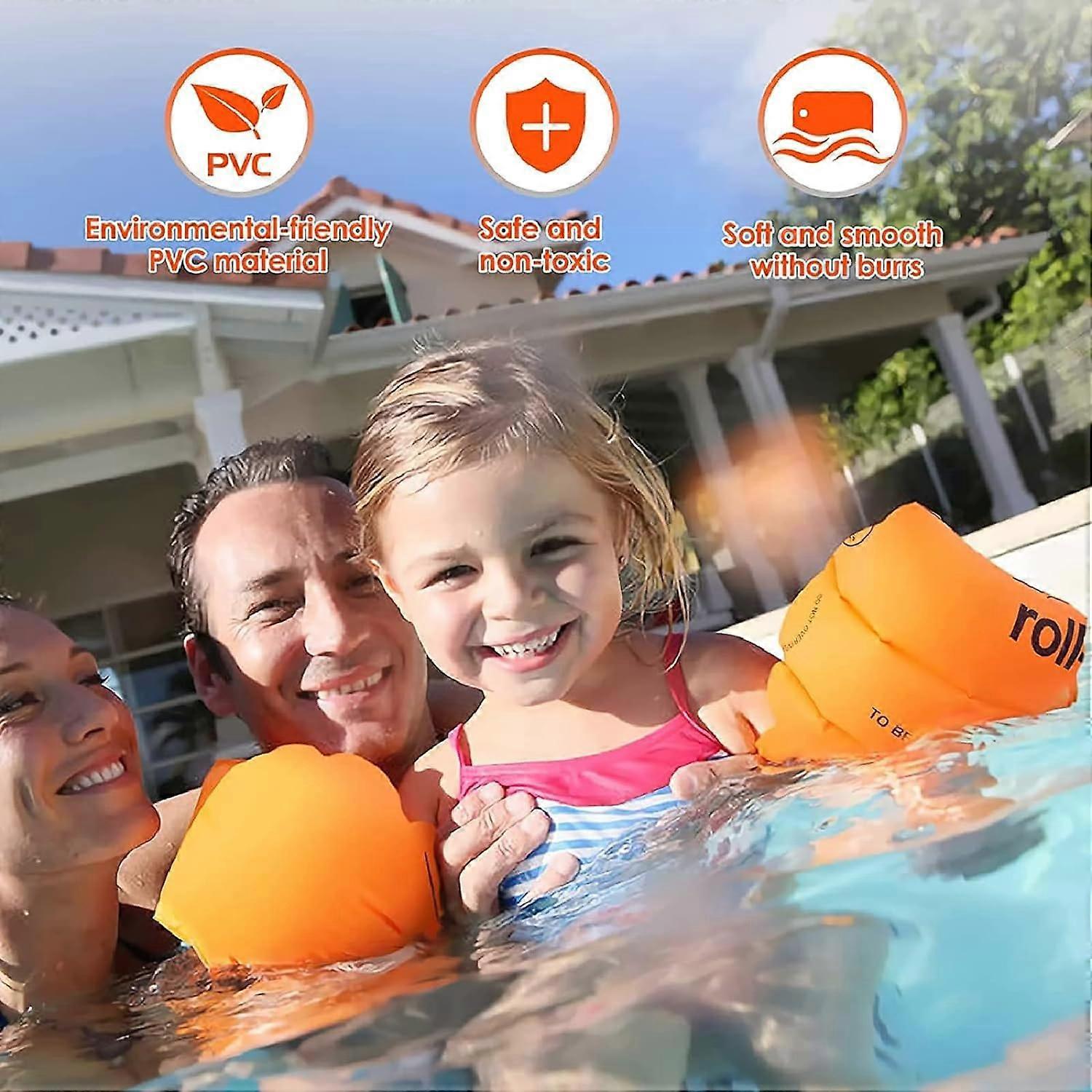 New Swimming Inflatable Arm Rings For Adult Kids Portable Floating ...