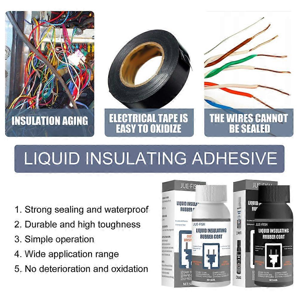 Liquid Insulating Tape Repair Rubber Electrical Wire Cable Coat Fixing ...
