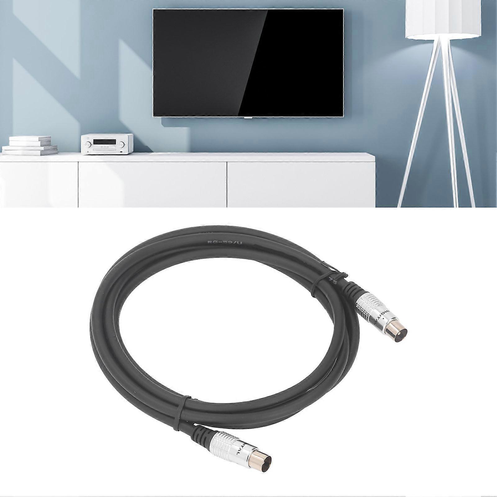 Coaxial TV Cable 9.5mm Male to Male for Cable Modems Set Top Boxes ...