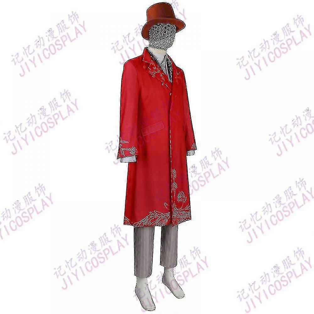 Wonka Cosplay Costume Wonka Costume Willy Wonka Performance Costume ...