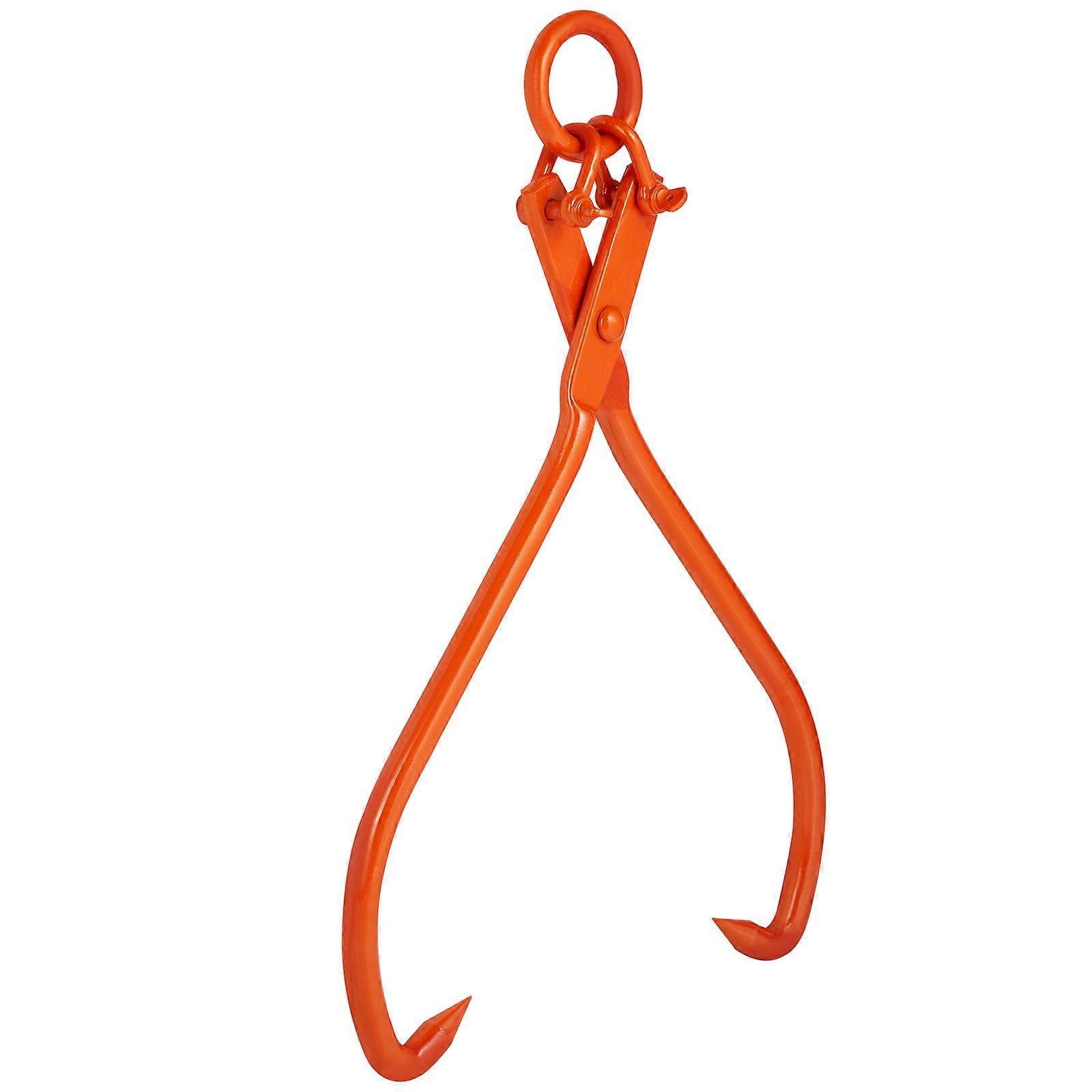 Log Skidding Tongs, 32 inch 2 Claw Log Lifting Tongs, Heavy Duty Steel ...