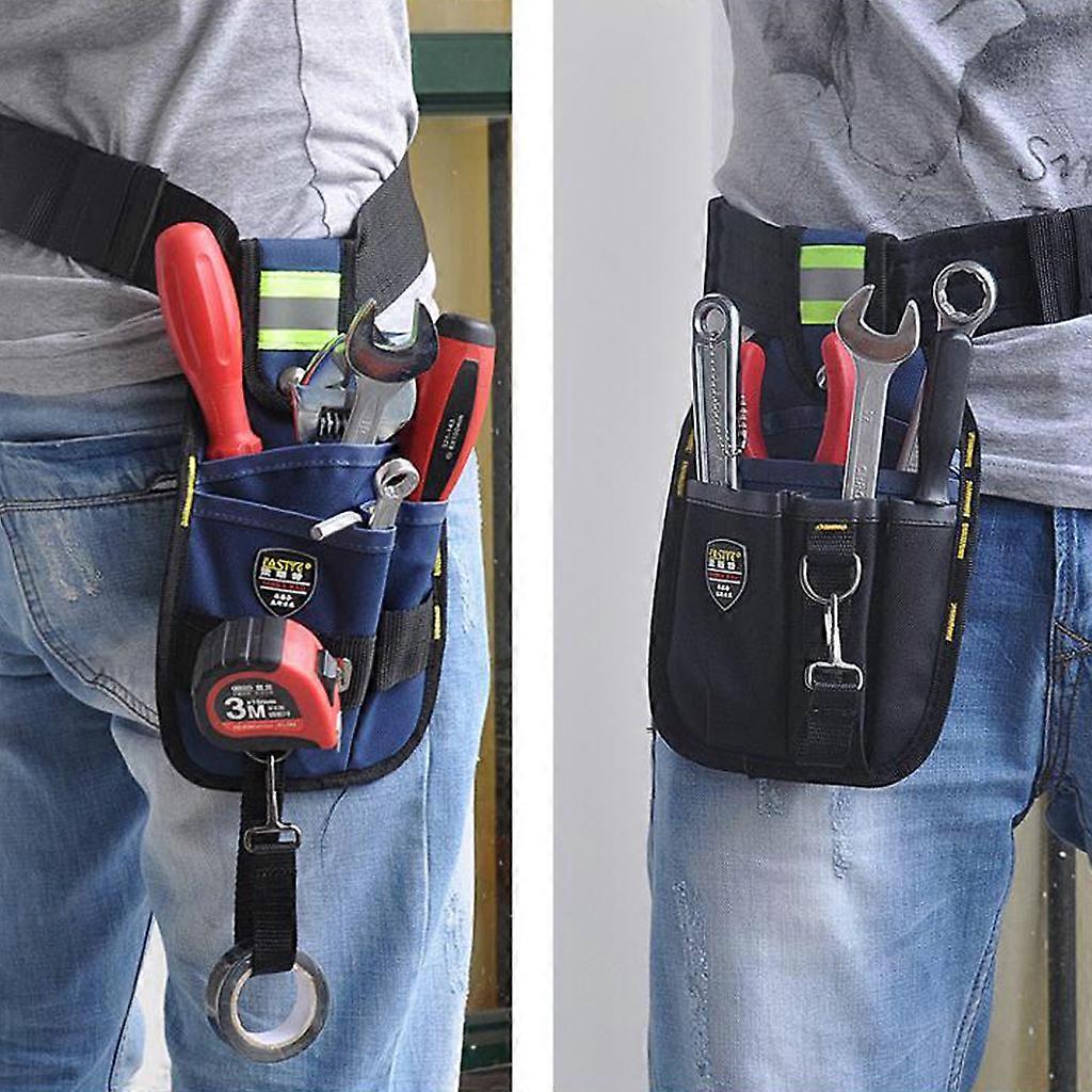 3-Pocket Professional Electrician Tool Bag Tape Buckle Work Belt Pouch ...
