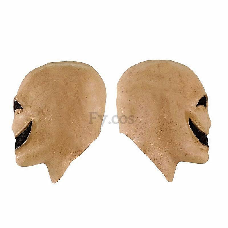 Smile No Face Man Latex Mascara Full Head Horror Faceless Disguise ...