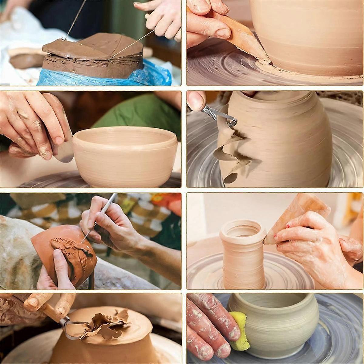 9PCS Clay Sculpting Tool Set - Easy to Use Trimming and Carving Tools ...